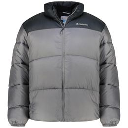 Große Größen Columbia Puffer-Jacke, wind- und wasserabweisend Farbe grau Größe: 4XL