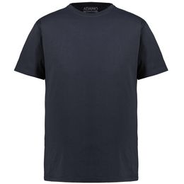 Gro&szlig;e Gr&ouml;&szlig;en ADAMO Basic T-Shirt Farbe dunkelblau Gr&ouml;&szlig;e: 3XL