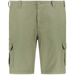 Große Größen Bugatti Cargo-Shorts aus Baumwolle Farbe oliv Größe: 34