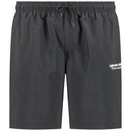 Jack & Jones Große Größen Jack&Jones Badeshorts mit Taschen Farbe schwarz Größe: W46