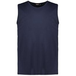 Gro&szlig;e Gr&ouml;&szlig;en ADAMO Tanktop aus Baumwolle Farbe dunkelblau Gr&ouml;&szlig;e: 3XL