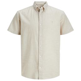 Jack & Jones Große Größen Jack&Jones Freizeithemd mit Leinen Farbe weiß Größe: 8XL
