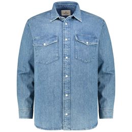 Jack & Jones Gro&szlig;e Gr&ouml;&szlig;en Jack&Jones Freizeithemd aus Denim Farbe jeansblau Gr&ouml;&szlig;e: 7XL