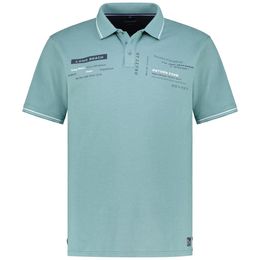 Casamoda Gro&szlig;e Gr&ouml;&szlig;en CASA MODA Poloshirt mit Print Farbe t&uuml;rkis Gr&ouml;&szlig;e: 4XL