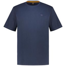 Große Größen BOSS T-Shirt aus Baumwolle Farbe dunkelblau Größe: 4XL