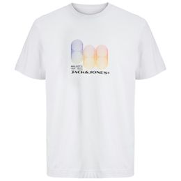 Jack & Jones Herren Gro&szlig;e Gr&ouml;&szlig;en | Jack&Jones T-Shirt mit Stretch Farbe grau Gr&ouml;&szlig;e: 4XL