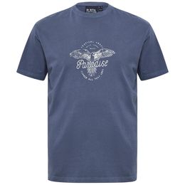 Gro&szlig;e Gr&ouml;&szlig;en North T-Shirt mit Motiv-Print Farbe blau Gr&ouml;&szlig;e: 6XL
