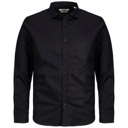 Jack & Jones Gro&szlig;e Gr&ouml;&szlig;en Jack&Jones Freizeithemd aus Baumwolle Farbe schwarz Gr&ouml;&szlig;e: 4XL