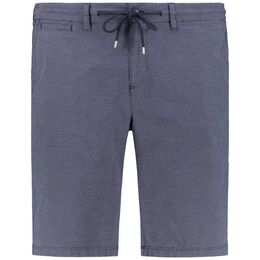 Große Größen s.Oliver Chino-Shorts mit Stretch Farbe blau Größe: W42