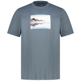 Jack & Jones Gro&szlig;e Gr&ouml;&szlig;en Jack&Jones T-Shirt mit Foto-Print Farbe grau Gr&ouml;&szlig;e: 5XL