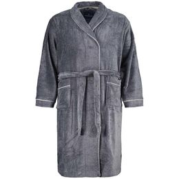 Große Größen Morgenstern Bademantel aus Baumwoll-Mix Farbe grau Größe: 3XL