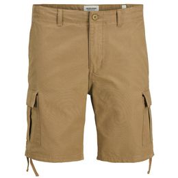 Jack & Jones Gro&szlig;e Gr&ouml;&szlig;en Jack&Jones Cargo-Shorts aus Baumwolle Farbe beige Gr&ouml;&szlig;e: W40