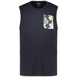 Jack & Jones Herren Gro&szlig;e Gr&ouml;&szlig;en | Jack&Jones Tanktop mit Brusttasche Farbe schwarz Gr&ouml;&szlig;e: 3XL