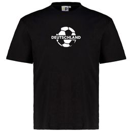 Gro&szlig;e Gr&ouml;&szlig;en Pfundskerl T-Shirt mit "Deutschland"-Print Farbe schwarz Gr&ouml;&szlig;e: 3XL