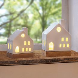 LED-Haus "White", 2er Set