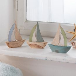 Segelboot "Ahoi", 3er Set