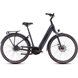 Cube Supreme RT Hybrid Deluxe EX | Gr. 58 cm | Aluminium E-Citybike Schwarz