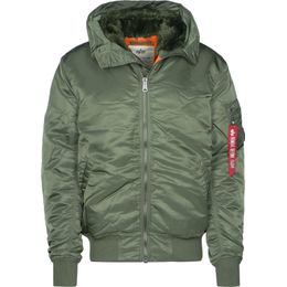 Alpha Industries Jacke 'MA-1' Herren Gr&ouml;&szlig;e M oliv / orange / rot / wei&szlig; Sommerjacke