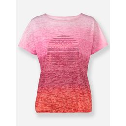 Heine T-Shirt Damen Gr&ouml;&szlig;e L/XL rosa / magenta / knallrot