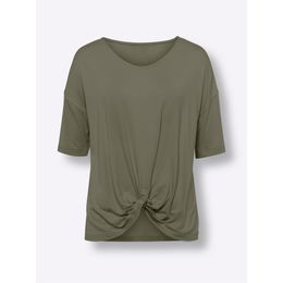Heine T-Shirt Damen Gr&ouml;&szlig;e XL khaki