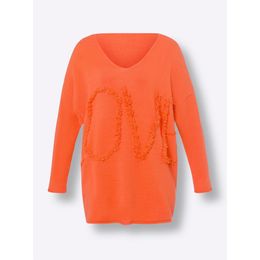 Heine Pullover Damen Gr&ouml;&szlig;e L neonorange