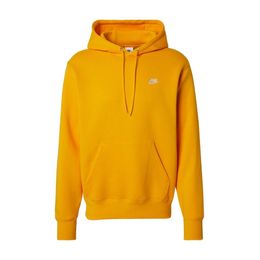 Nike Sportswear Sweatshirt 'CLUB' Herren Größe L goldgelb / weiß