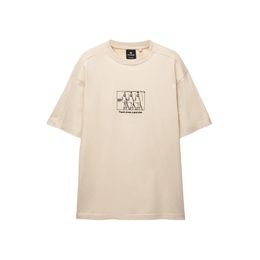 Pull&Bear Pull&bear T-Shirt Herren Gr&ouml;&szlig;e XL sand / rosa / schwarz