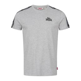 Lonsdale T-Shirt 'Brindister' Herren Gr&ouml;&szlig;e M grau / hellgrau / schwarz