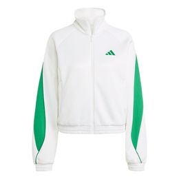 adidas Sportswear Jacke 'Stadium' Damen Gr&ouml;&szlig;e XS/S gr&uuml;n / wei&szlig;