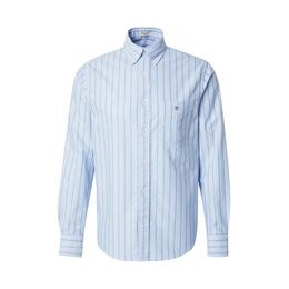 Gant Hemd 'CLASSIC' Herren Gr&ouml;&szlig;e XL rauchblau / hellblau