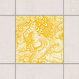 Bilderwelten Fliesenaufkleber Poseidons Garten Melon Yellow Gelb