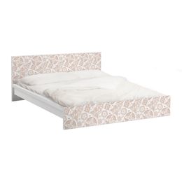 Bilderwelten M&ouml;belfolie f&uuml;r IKEA Malm Bett 160 cm Breite einzigartig modern - Henna Grafik - Ornamente blasenfreies Verkleben