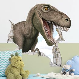Bilderwelten Wandtattoo Tiere Digital Art selbstklebend gr&uuml;n - Dinosaurier T - Rex - Dinosaurier Kinderzimmer Baby M&auml;dchen Jungen