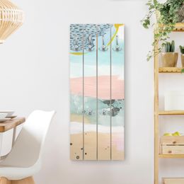 Bilderwelten Wandgarderobe Holzpalette Verschwommener Tagesanbruch III