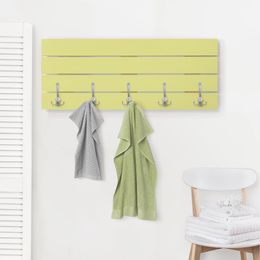 Bilderwelten Wandgarderobe Holzpalette Pastellgr&uuml;n