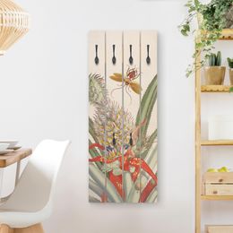 Bilderwelten Wandgarderobe Anna Maria Sibylla Merian - Ananas mit Insekten