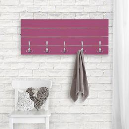 Bilderwelten Wandgarderobe einzigartig Unifarben Flurgarderobe - Orchidee - Orchidee Garderobenpaneel Flur