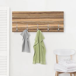 Bilderwelten Wandgarderobe Holzpalette Schwarze Olive