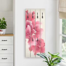 Bilderwelten Wandgarderobe Holzpalette K&uuml;nstlerische Flora I
