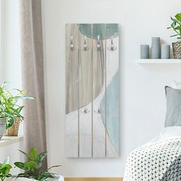 Bilderwelten Wandgarderobe Holzpalette Jadesteine III
