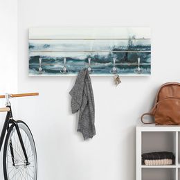 Bilderwelten Wandgarderobe Holzpalette Meeresstr&ouml;mung I