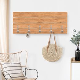 Bilderwelten Wandgarderobe einzigartig Landhaus Holzoptik - Libanon Zeder - Deko Garderobenpaneel Flur