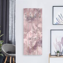 Bilderwelten Wandgarderobe Farbexperimente Marmor Violett