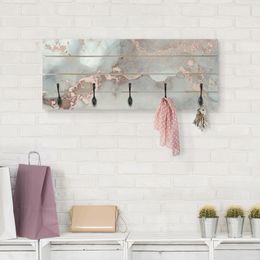 Bilderwelten Wandgarderobe Farbexperimente Marmor Pastell und Gold