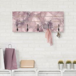 Bilderwelten Wandgarderobe Farbexperimente Marmor Violett