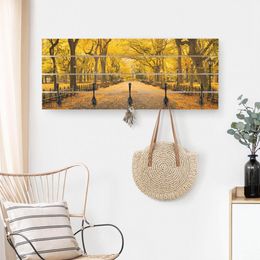Bilderwelten Wandgarderobe Herbst im Central Park