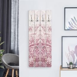 Bilderwelten Wandgarderobe Mandala Aquarell Ornament rot