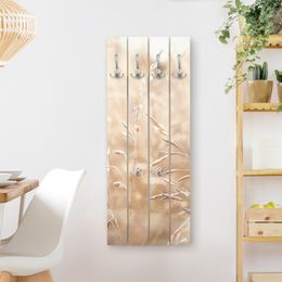Bilderwelten Wandgarderobe einzigartig Blumen Landhaus Flurgarderobe - Gr&auml;ser im Sonnenschein - Gr&auml;ser Garderobenpaneel Flur