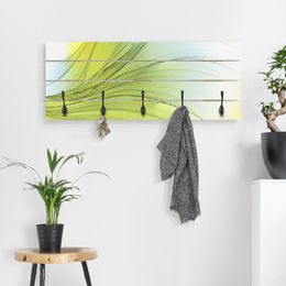 Bilderwelten Wandgarderobe Meliertes Gelb mit Himmelblau