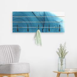 Bilderwelten Wandgarderobe Meliertes Blau